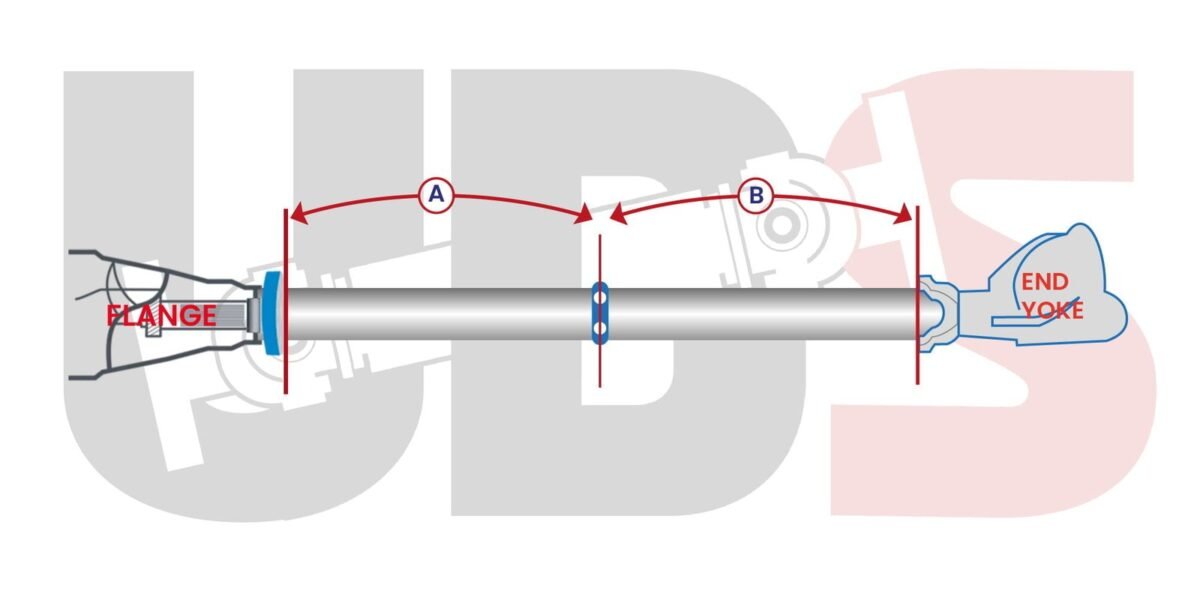 Two Piece Driveshaft Measuring Flange - Universal Driveshafts